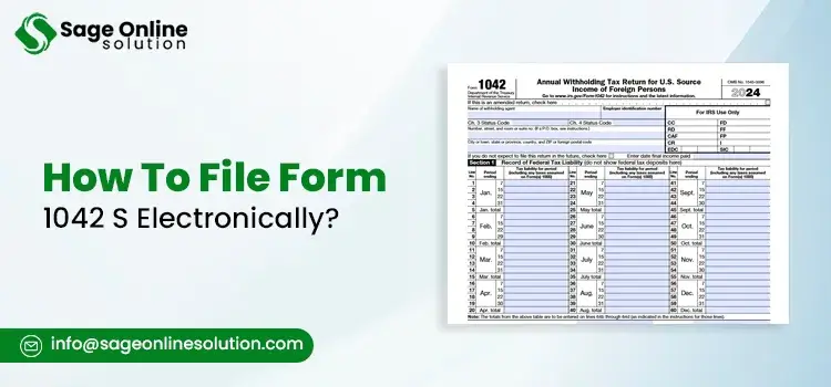 How To Fill Out Form 1042 S Electronically?